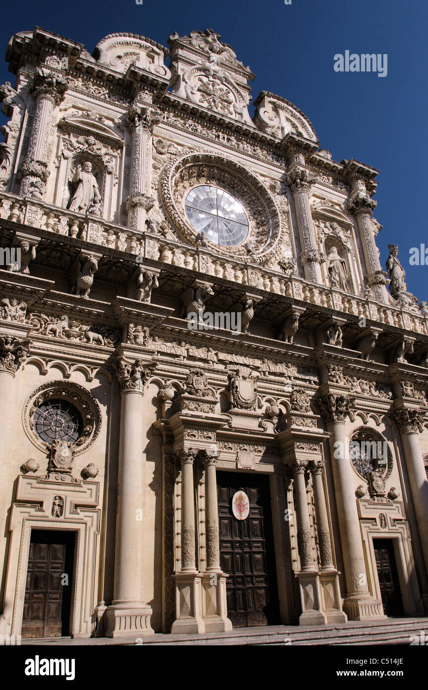 Santa Croce Basilica, Lecce, Puglia, Italy Stock Photo - Alamy