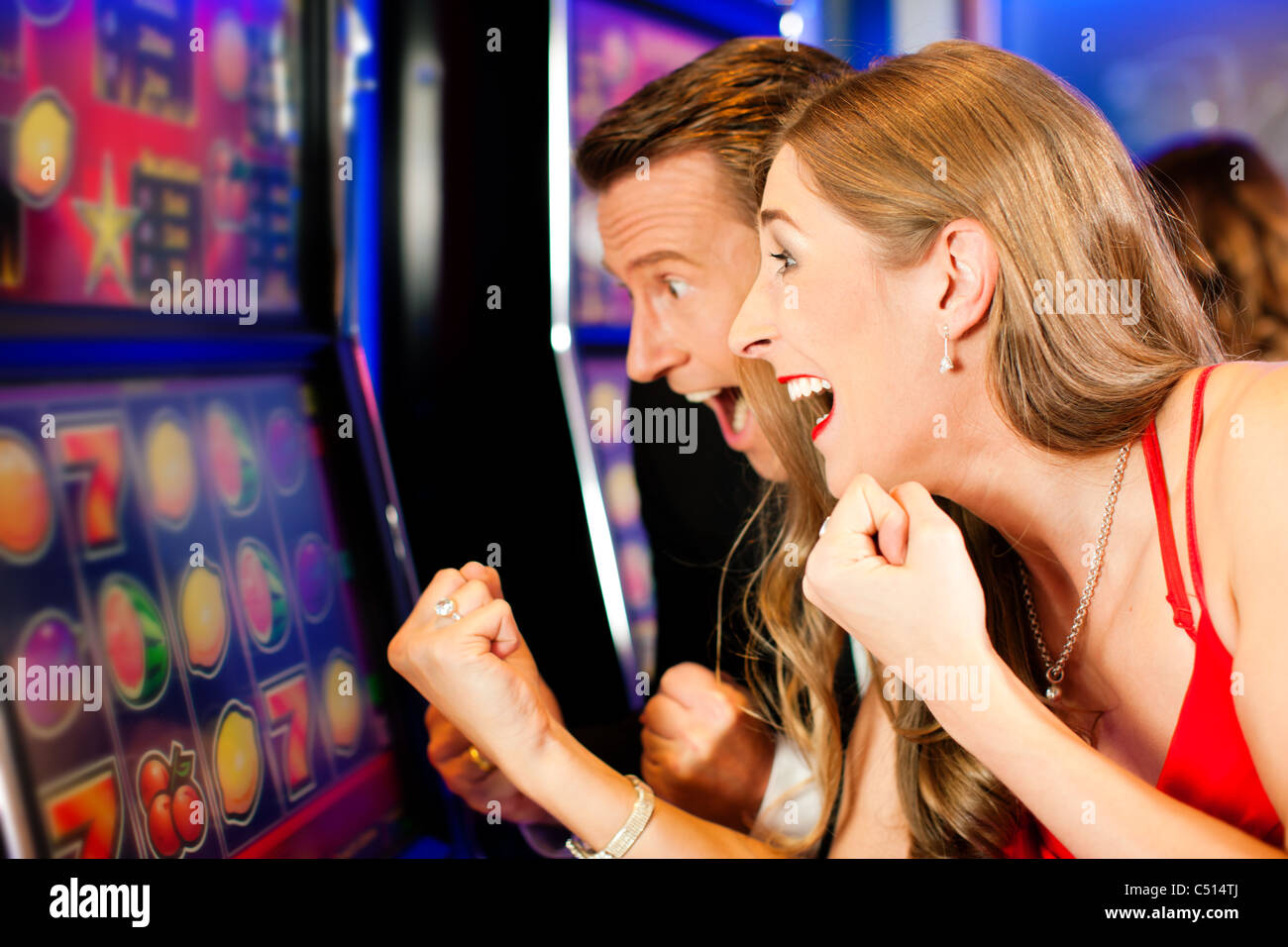 Winning at the arcade hi-res stock photography and images - Alamy