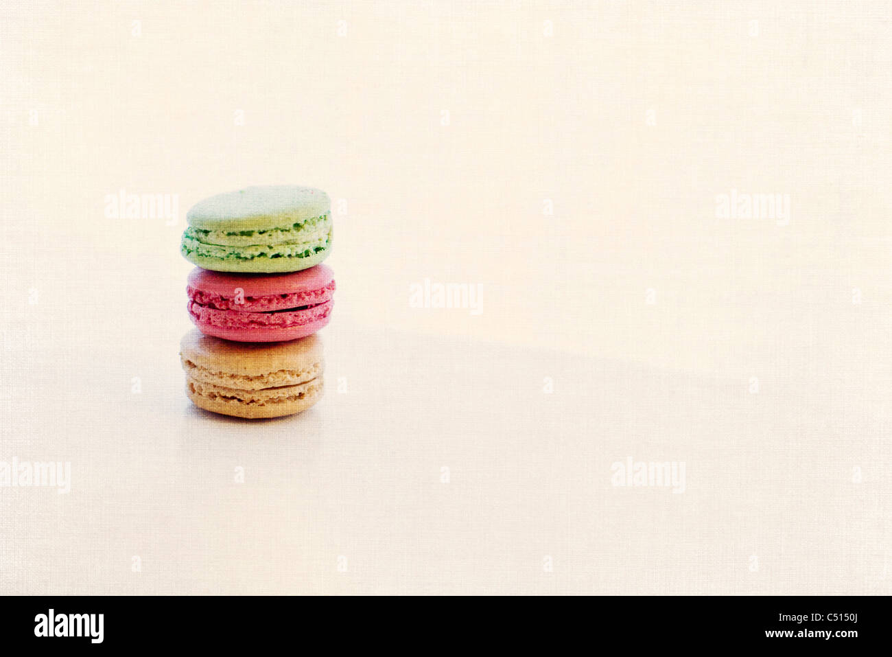 Stack of colorful macarons Stock Photo - Alamy