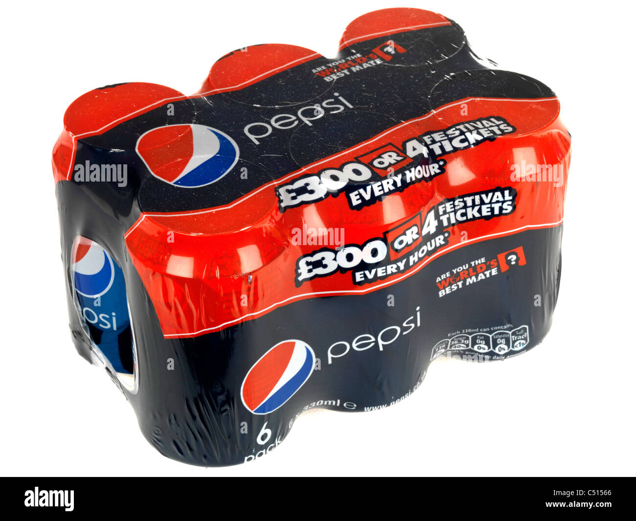 Pepsi Six Pack Stock Photo - Alamy