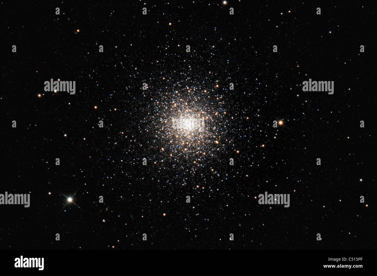 Messier 3, a globular cluster in the constellation Canes Venatici Stock ...