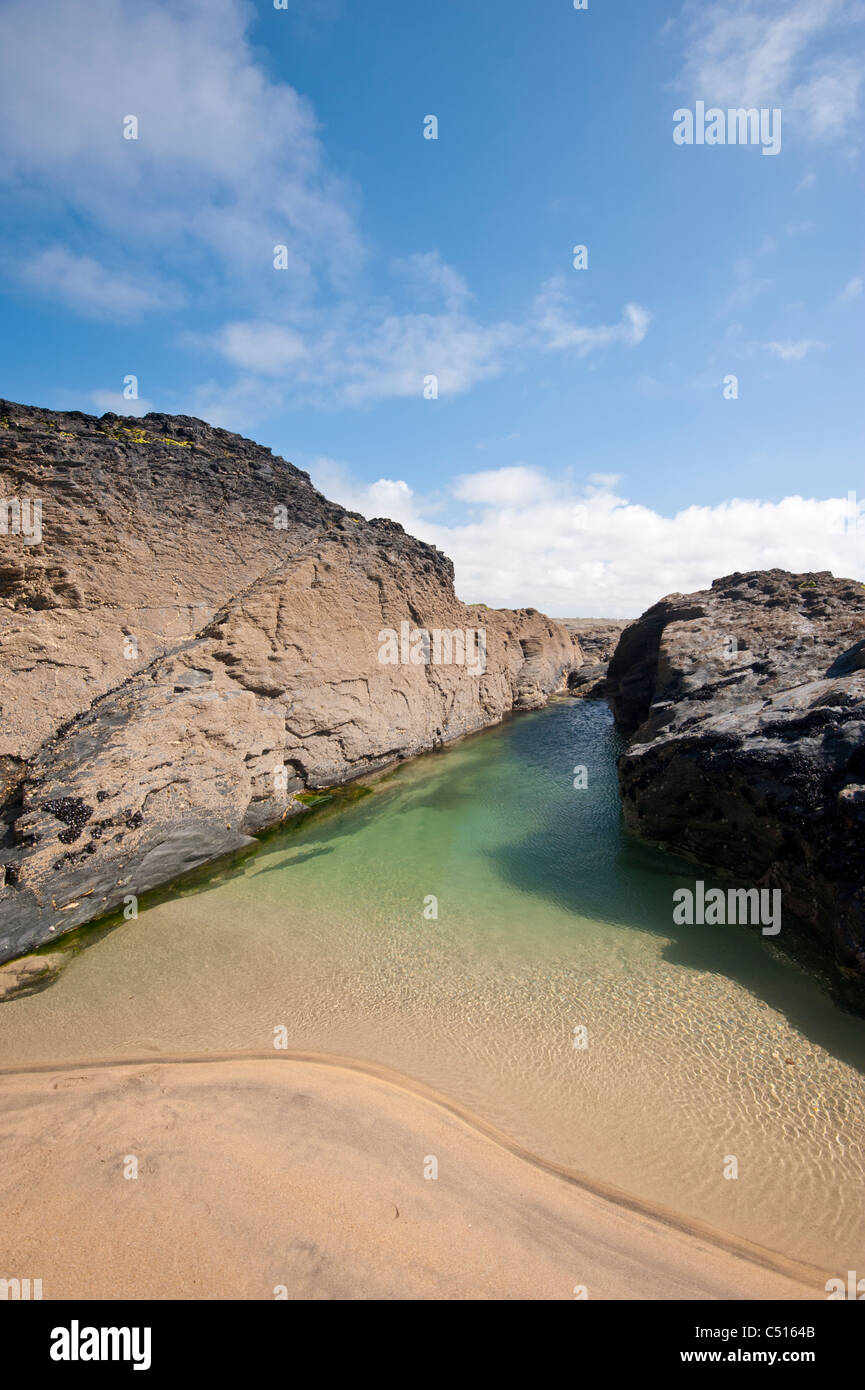 Gwithian Beach in Cornwall Stock Photo - Alamy