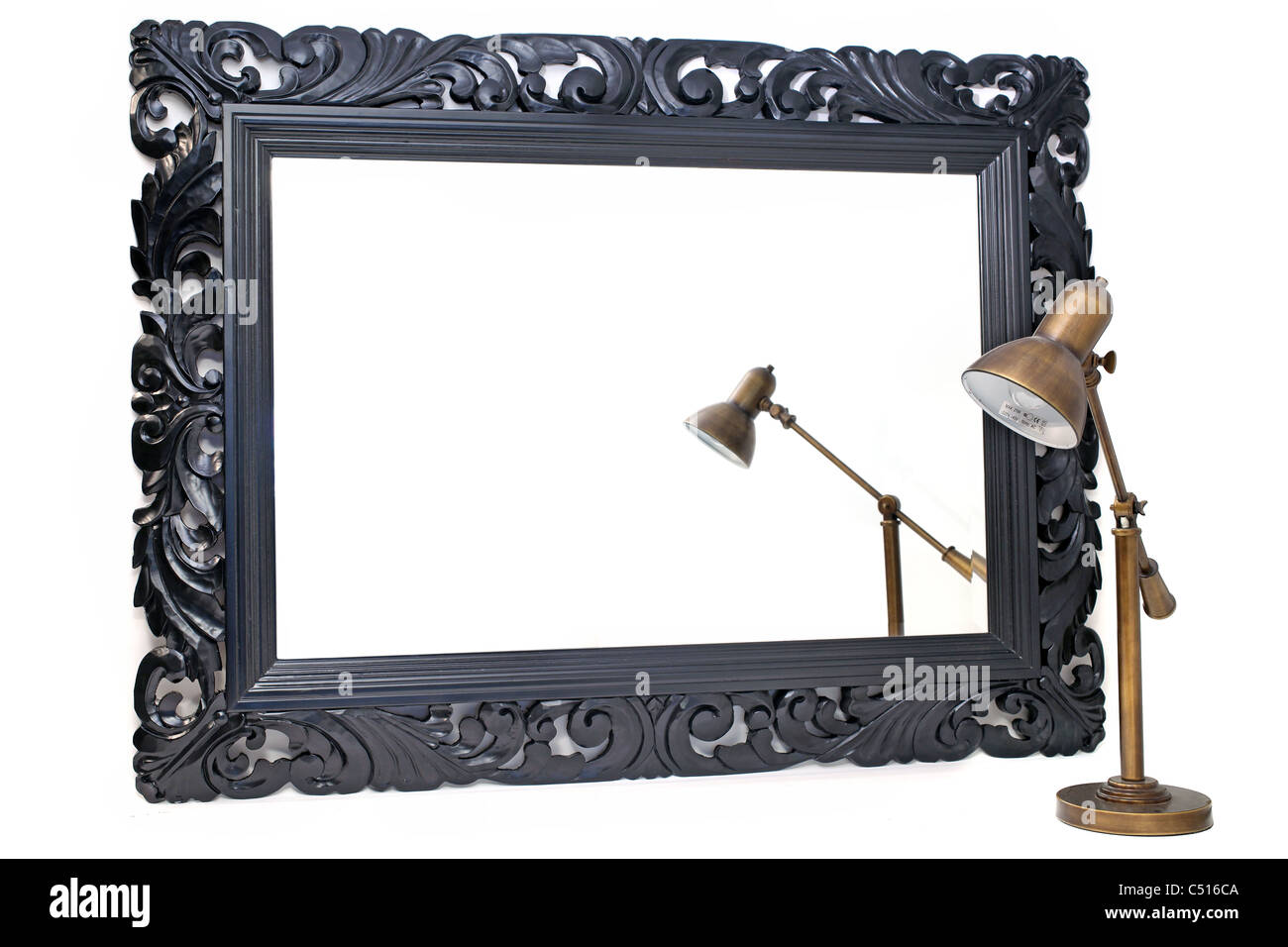 mirror reflection frame Stock Photo - Alamy