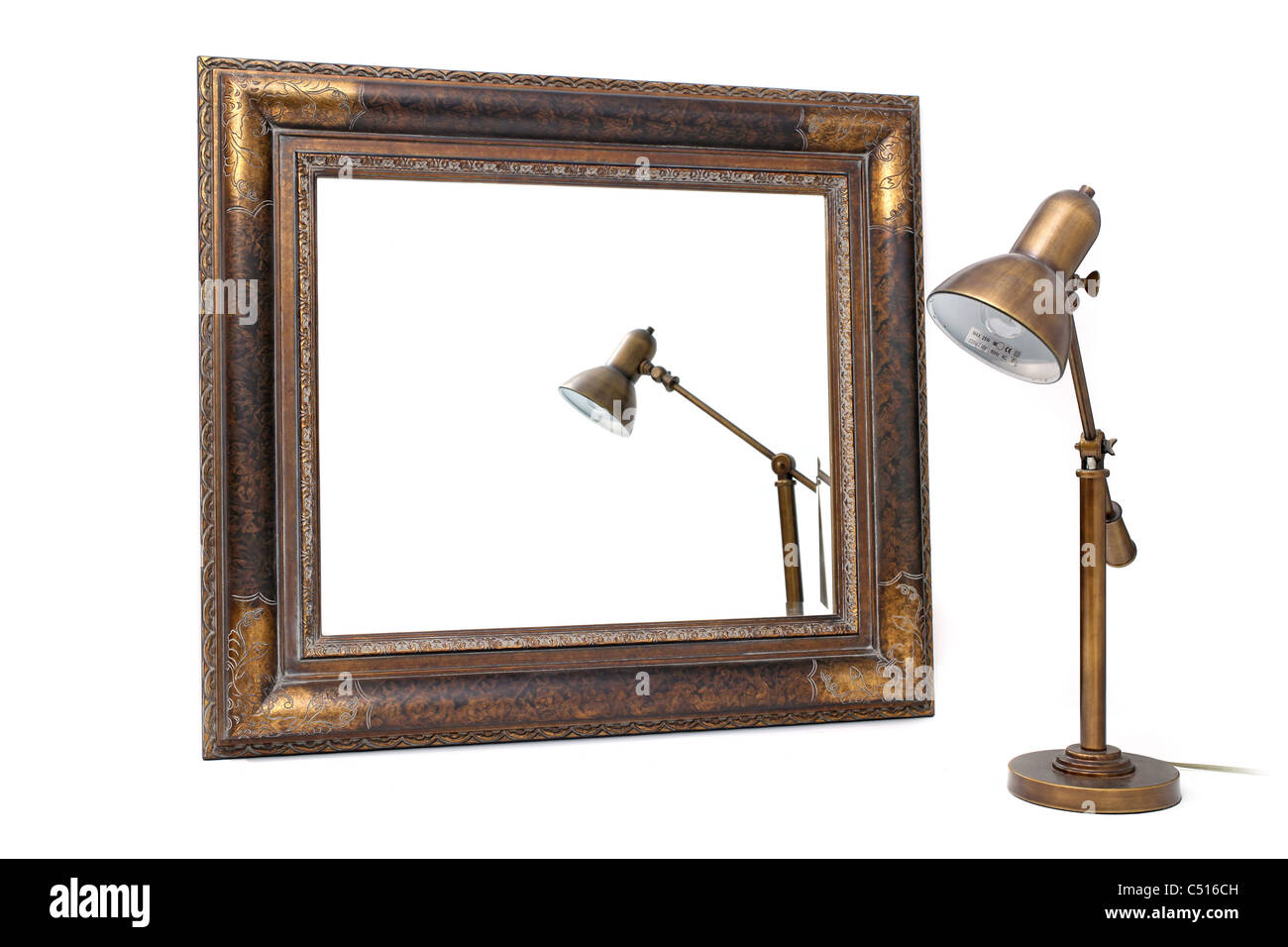 mirror reflection frame Stock Photo - Alamy