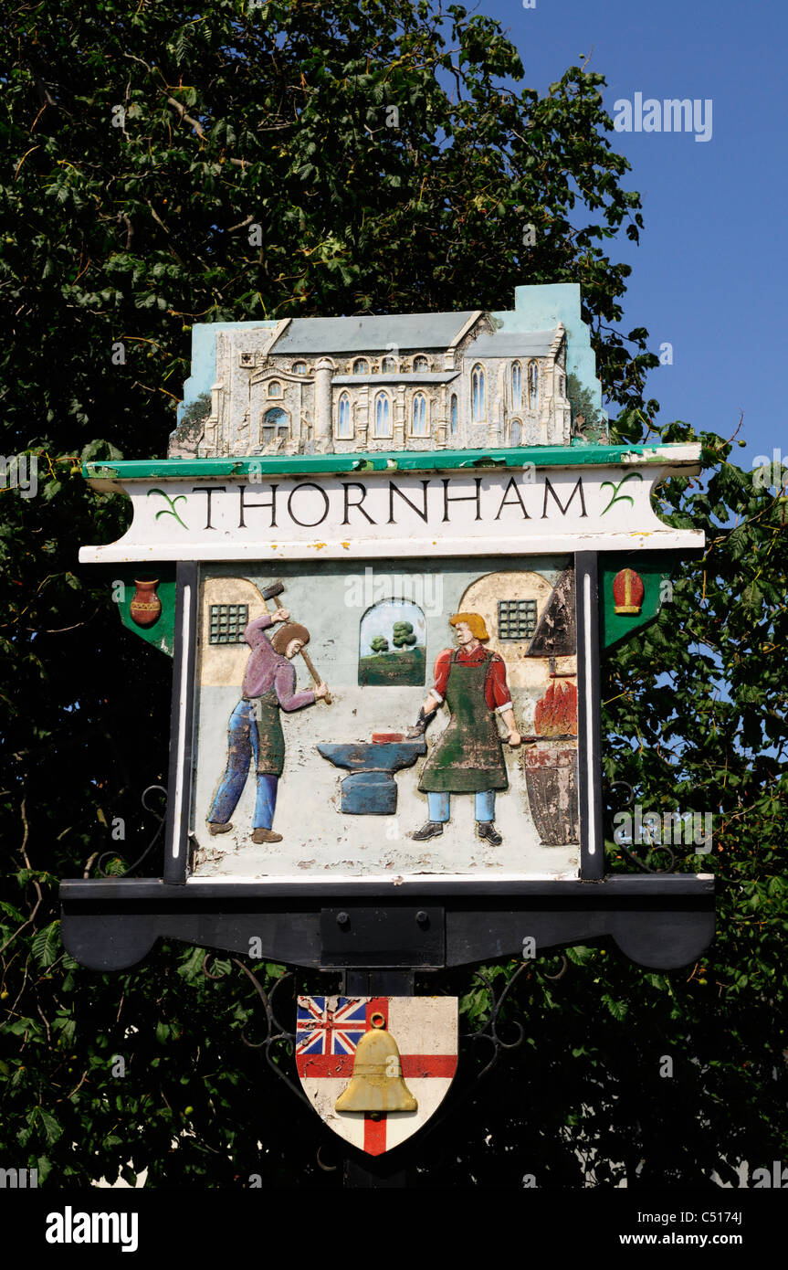Village Sign Norfolk Uk High Resolution Stock Photography and Images ...