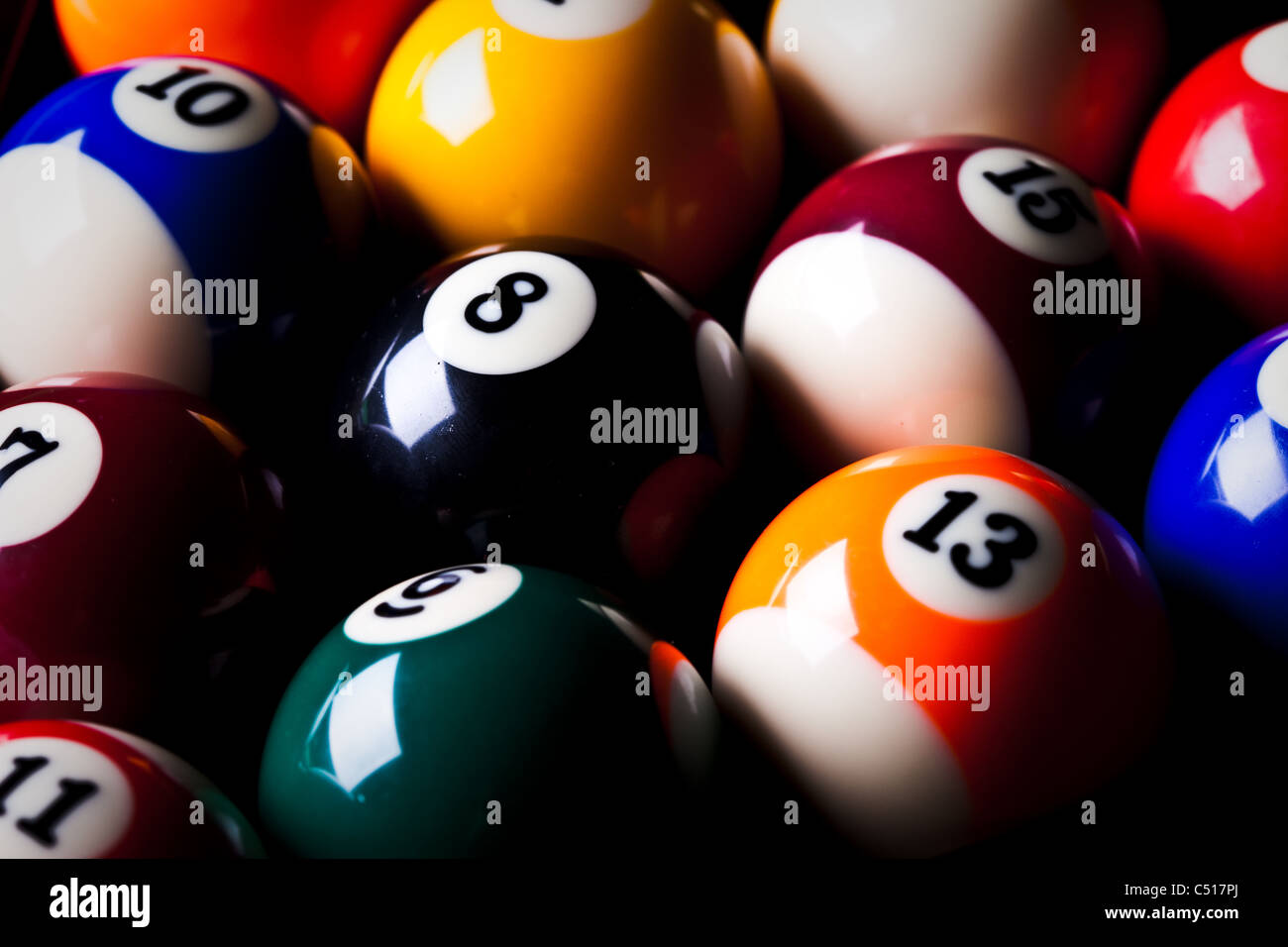 Over billiard table hi-res stock photography and images - Alamy