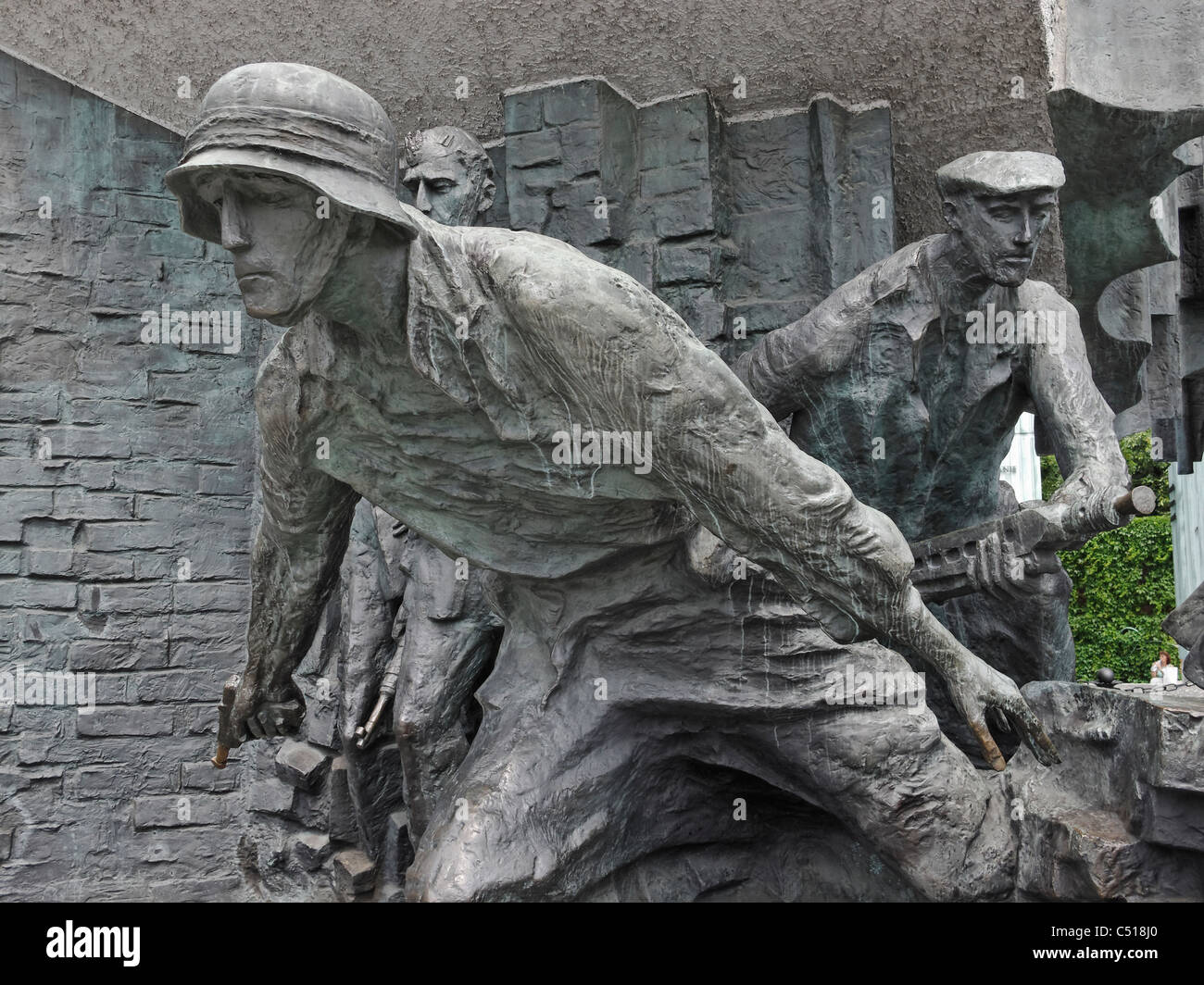 The Memorial to the Warsaw Uprising, Krasinski Square, Warsaw, Poland ...
