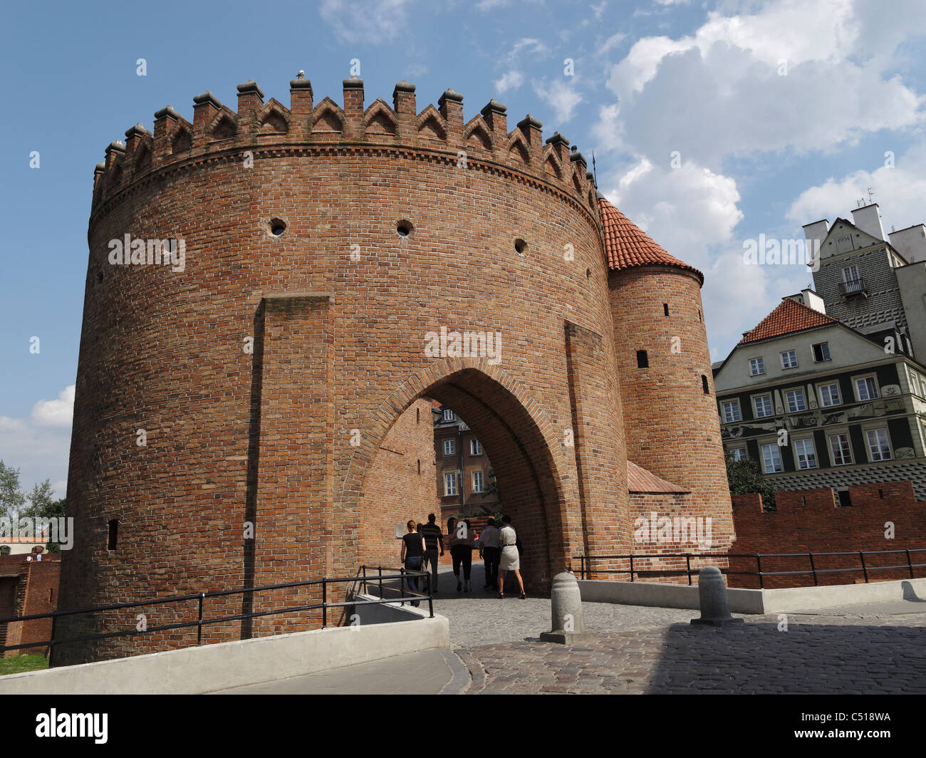 The Warsaw Barbican is an historic semicircular fortified outpost in ...