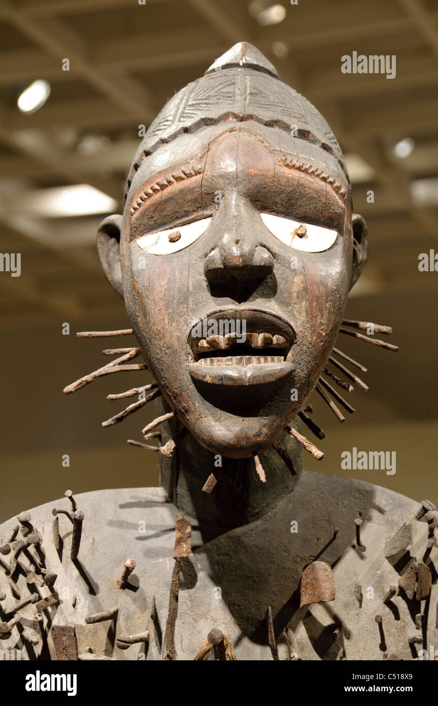 Detail: Kongo Power Figure Nkisi N´Kondi: Mangaaka Stock Photo - Alamy