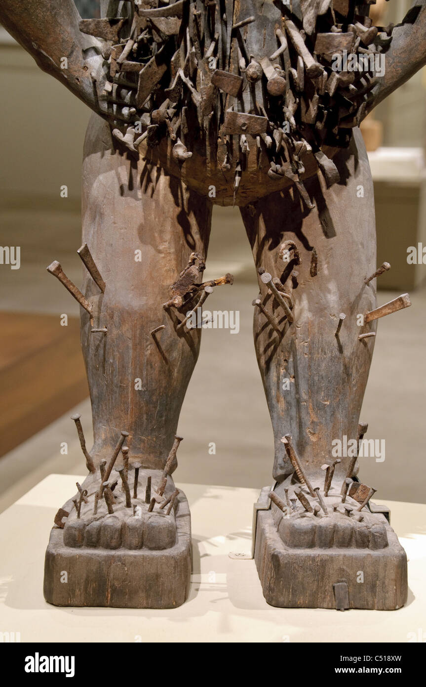 Detail: Kongo Power Figure Nkisi N´Kondi: Mangaaka Stock Photo - Alamy