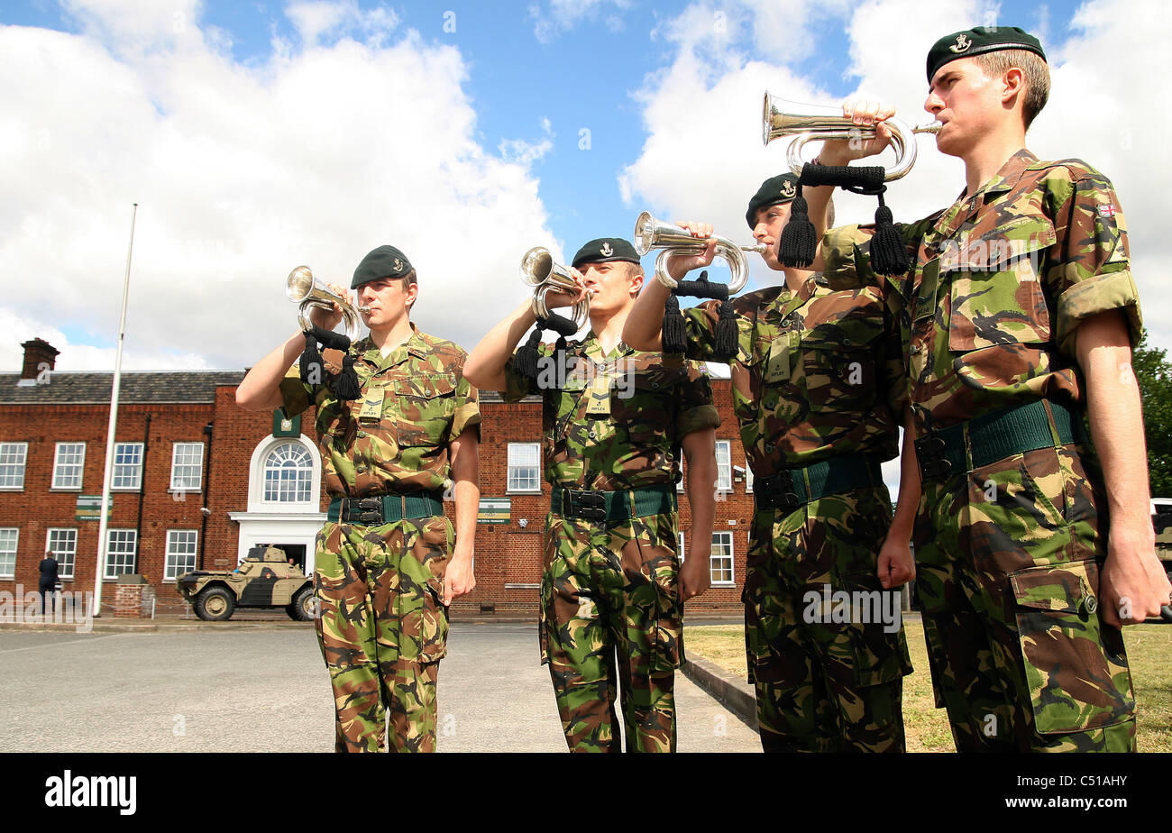 The British Rifles on parade Stock Photo - Alamy