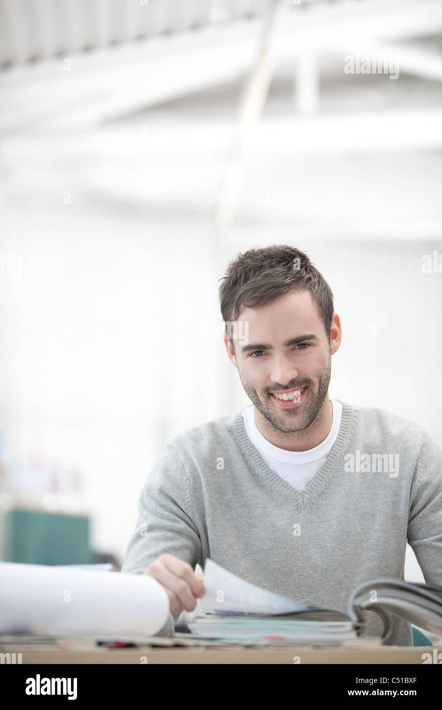 portrait of young businessman Stock Photo - Alamy