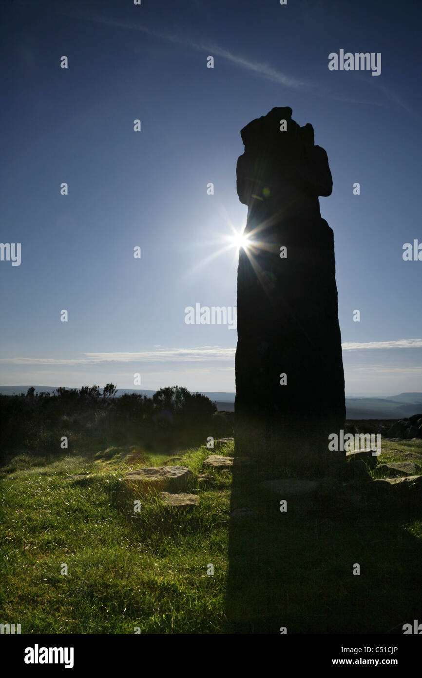 Lilla Howe Cross, Fylingdales Moor, North Yorkshire Moors National Park ...