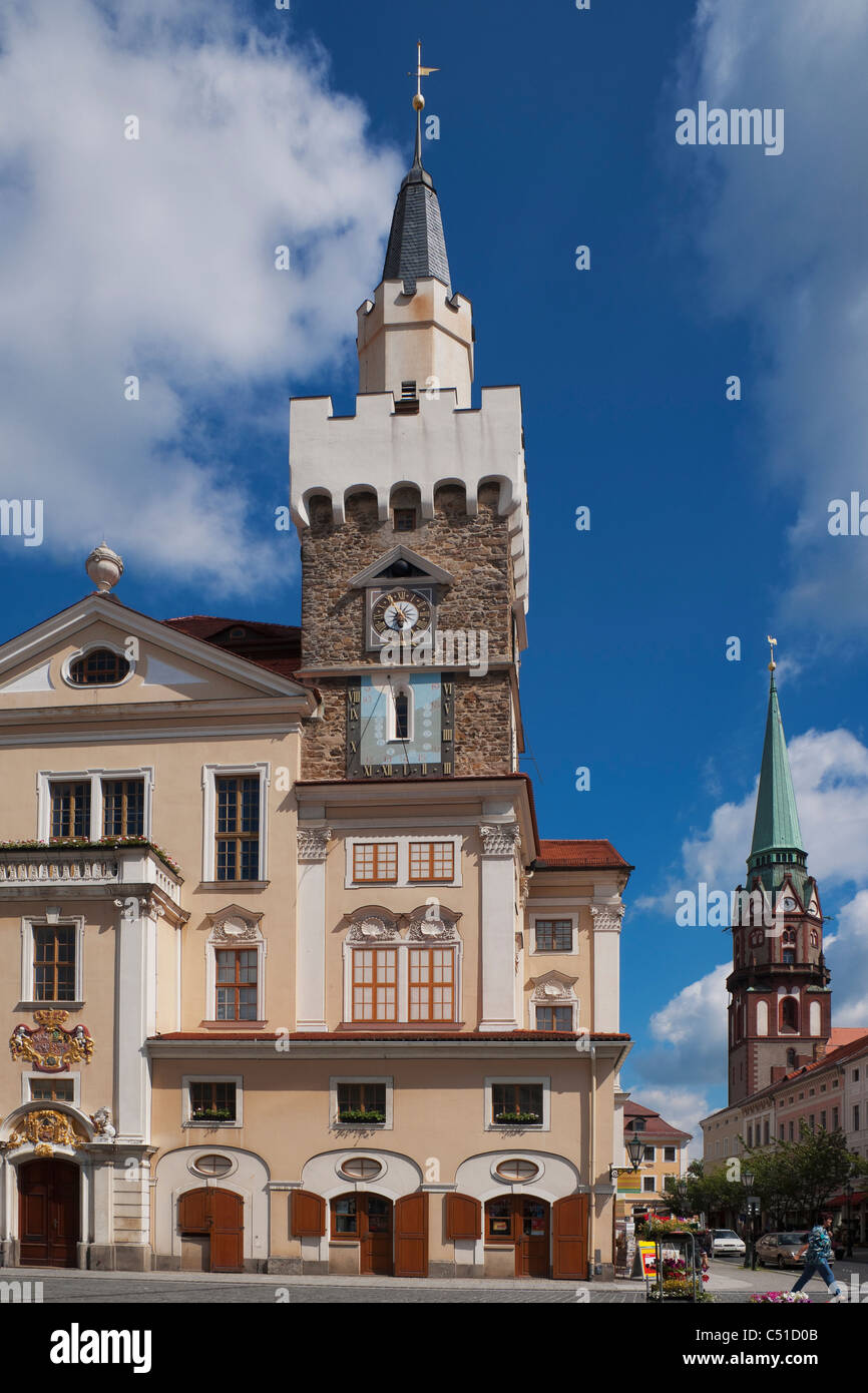 Rathaus Löbau | guildhall Loebau Stock Photo - Alamy