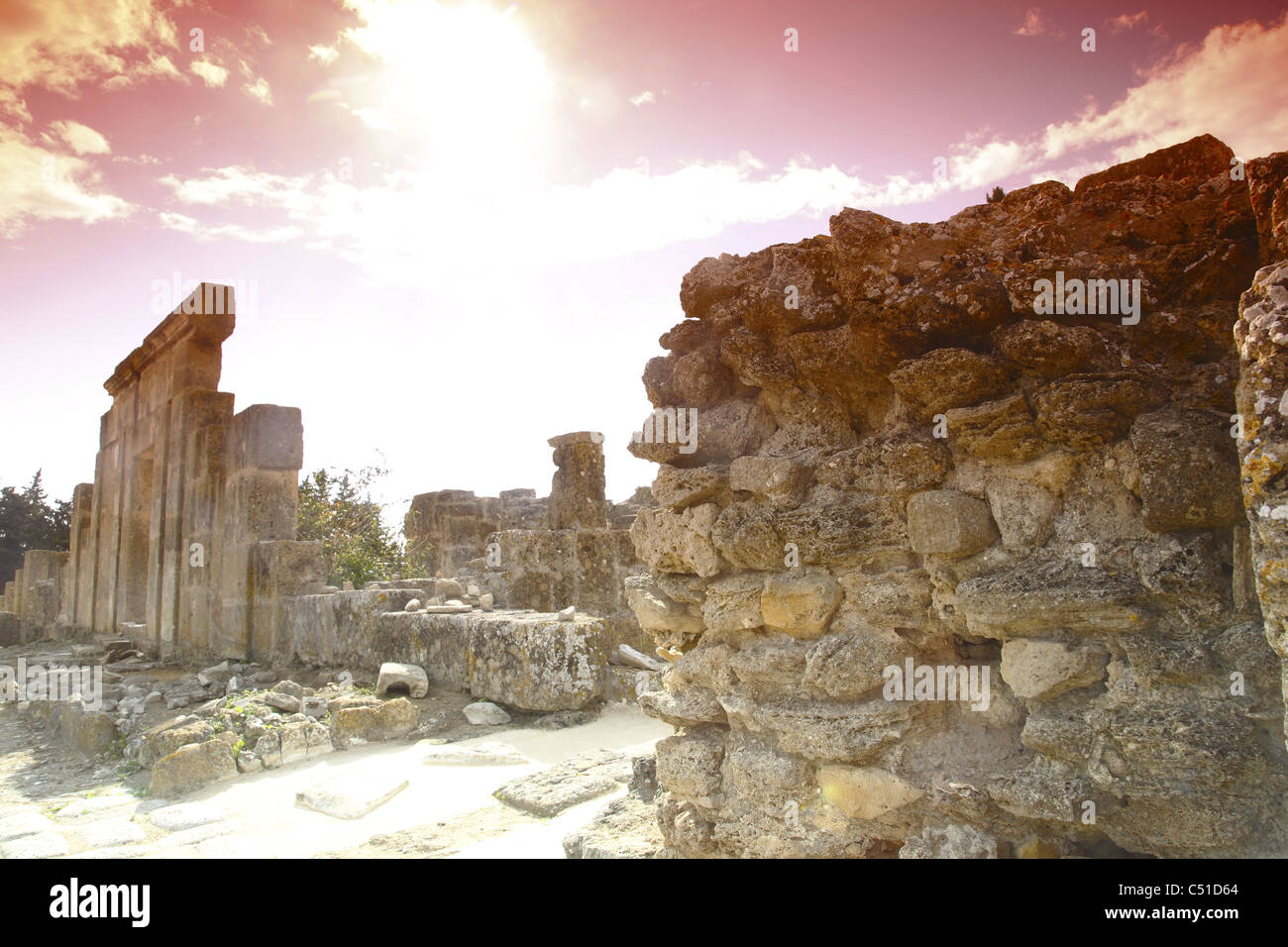 Africa, Tunisia, Ancient Punic and Roman Ruins at Utica Archaeological ...