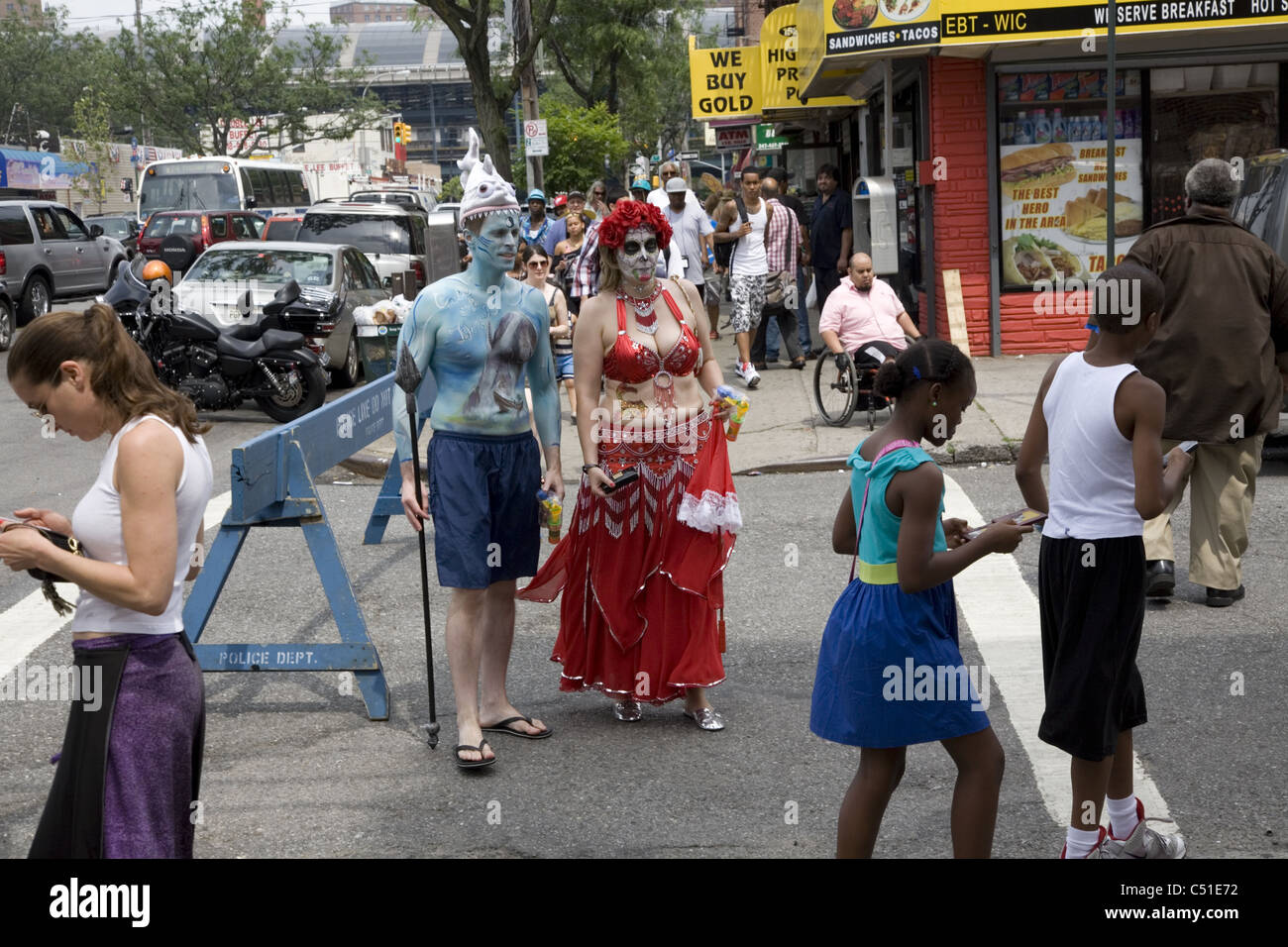 2011: Mermaid Parade, Coney Island, Brooklyn, NY. Mermaid Avenue, Coney ...