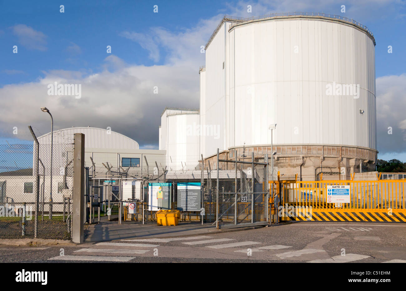 Entrance to the Hunterston A Nuclear Power Station (being ...