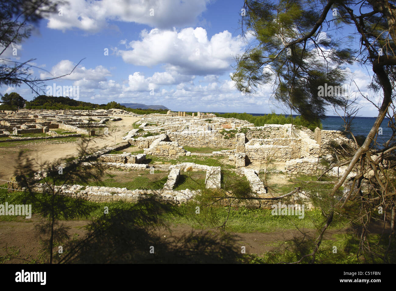 Africa, Tunisia, Kerkouane Archaeological Site, Phoenician Ruins ...