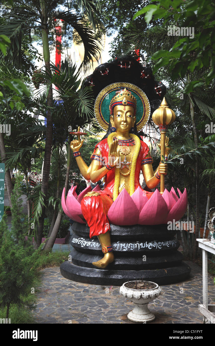 Kali statue Wat Muang Temple, Ang Thong, Central Thailand Stock Photo ...
