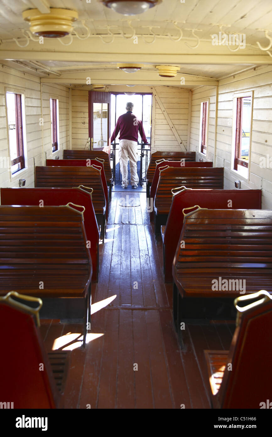 Africa, Tunisia, Metlaoui, Red Lizard ( Lezard Rouge ) Train, Interior ...