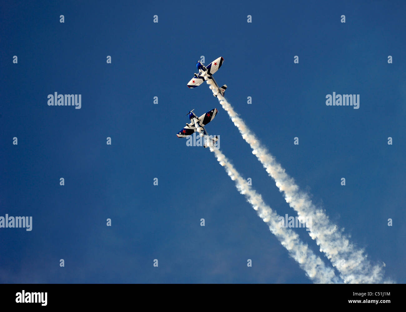 Aerobatic two planes hi-res stock photography and images - Alamy