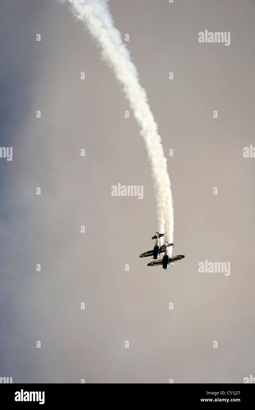 Light aircraft aerobatics hi-res stock photography and images - Alamy