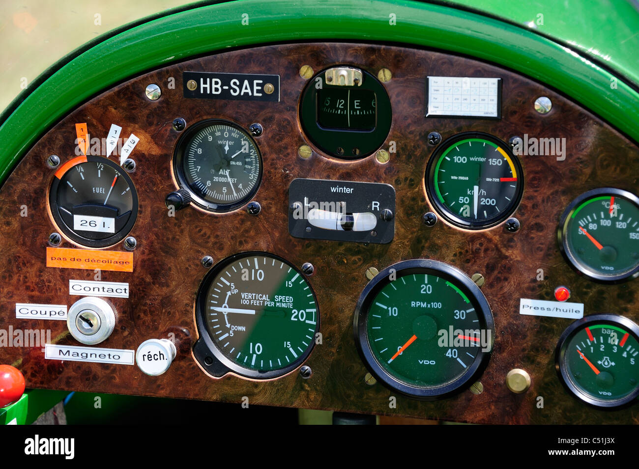 Aircraft Dashboard Instruments High Resolution Stock Photography and ...