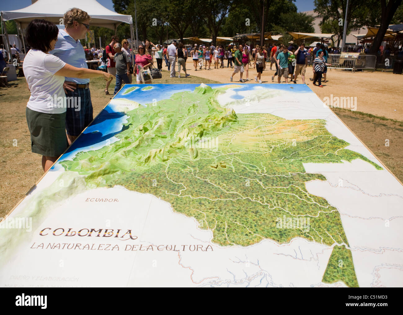 Map of colombia hi-res stock photography and images - Alamy