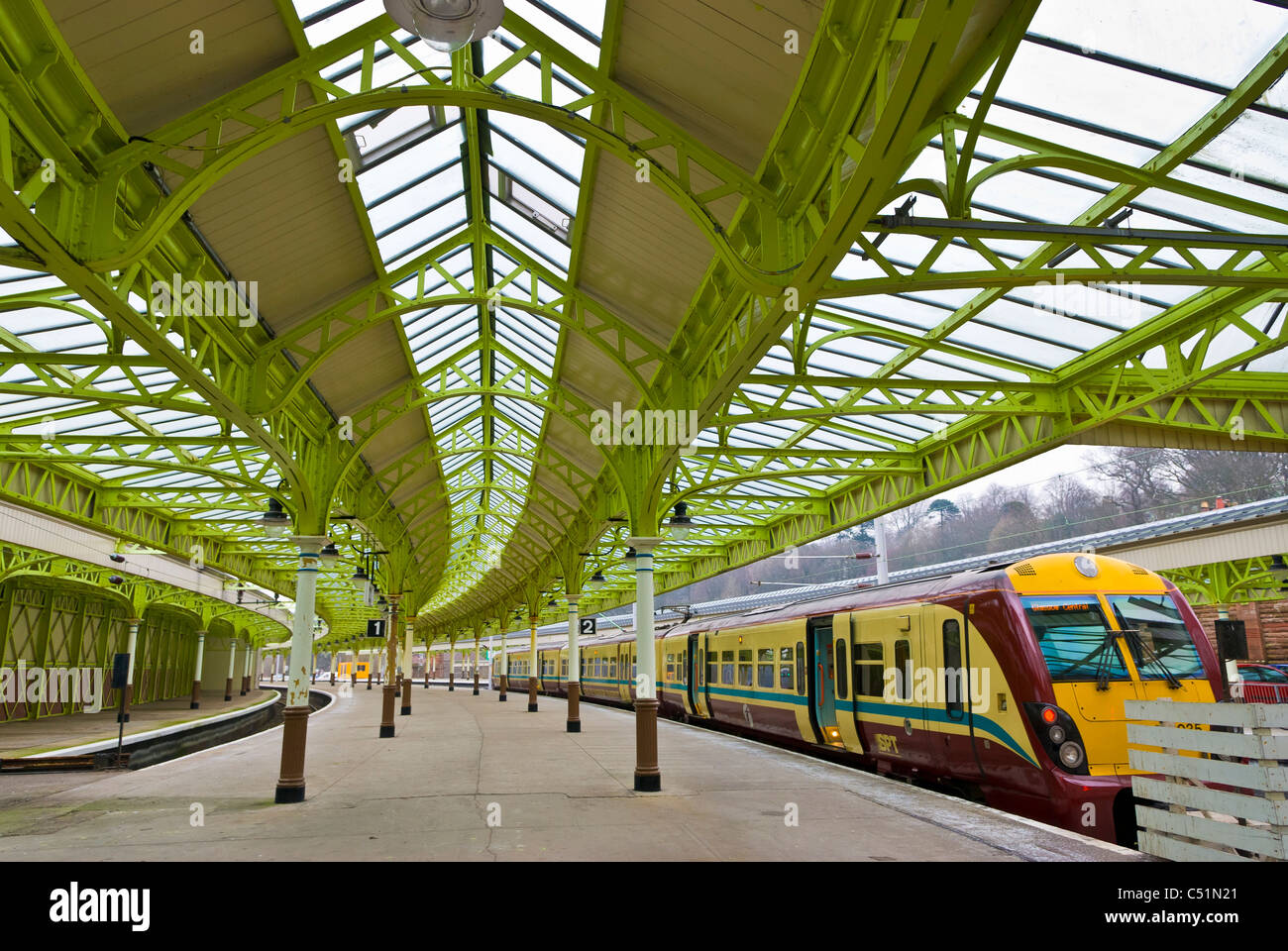 Wemyss Bay railway station. JMH512 Stock Photo - Alamy