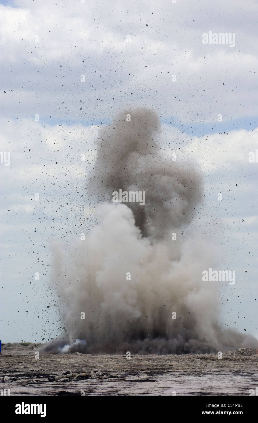 blasting in rocky ground Stock Photo - Alamy