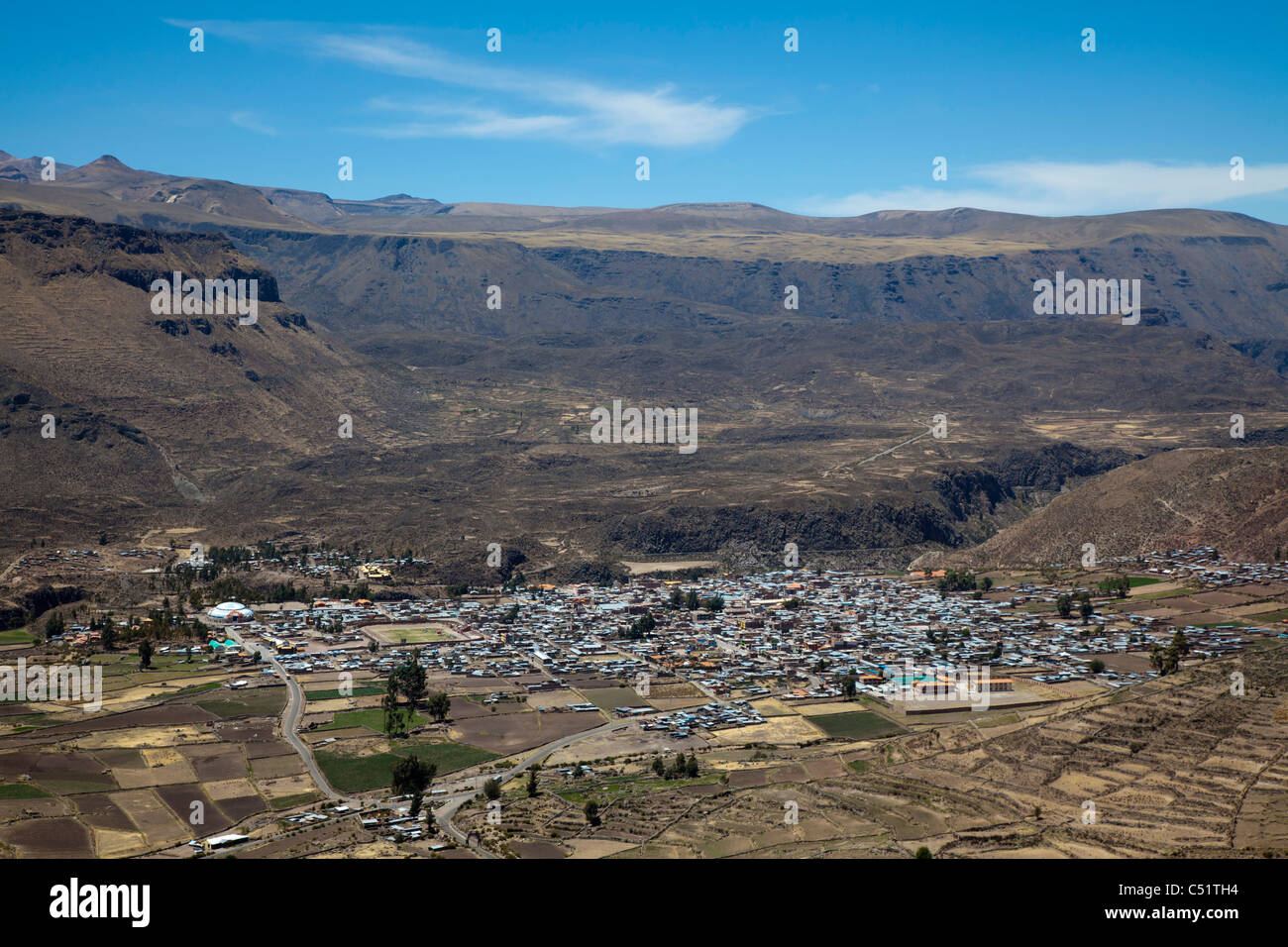 City aerial view peru hi-res stock photography and images - Alamy