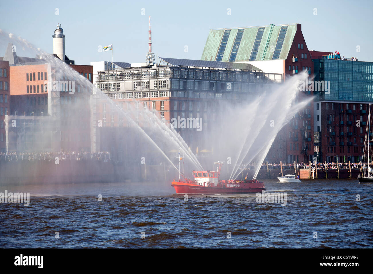 Fire boat hi-res stock photography and images - Alamy