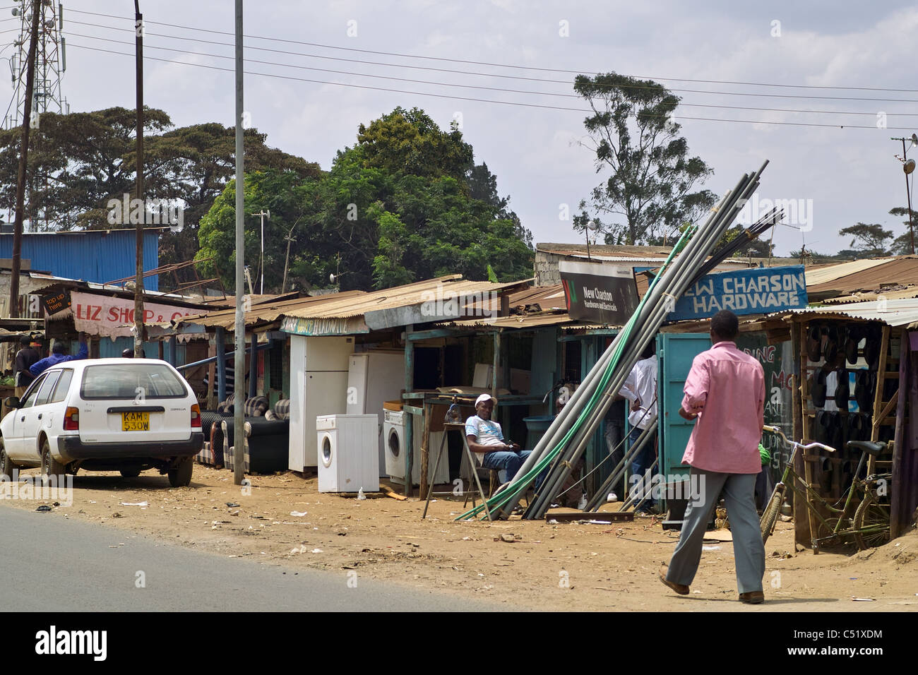 Nairobi slum slums hi-res stock photography and images - Alamy