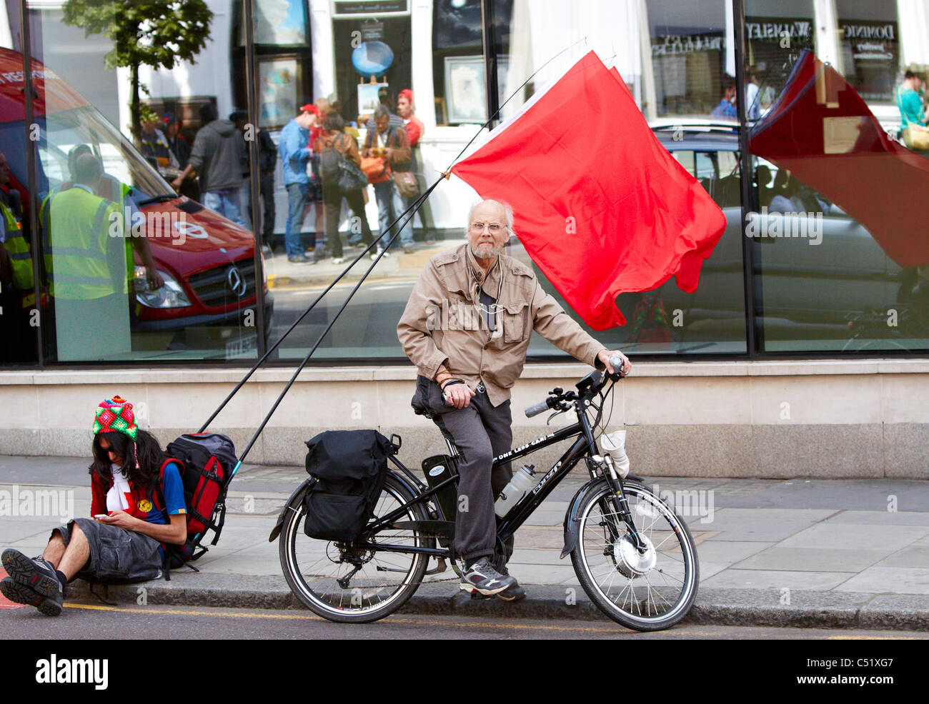 Mayday red flag hi-res stock photography and images - Alamy