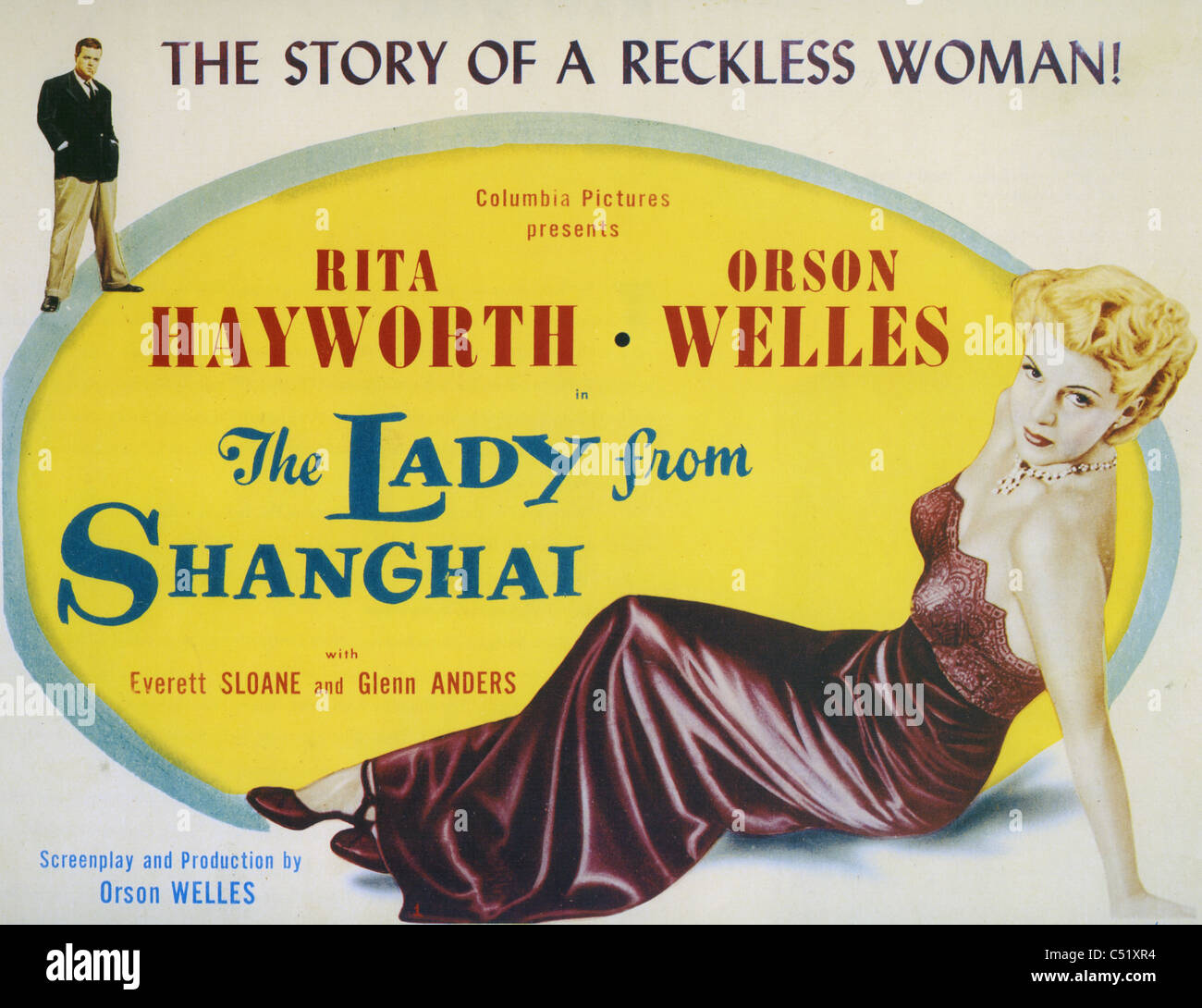 THE LADY FROM SHANGHAI 1948 Columbia film with Orson Welles and Rita ...