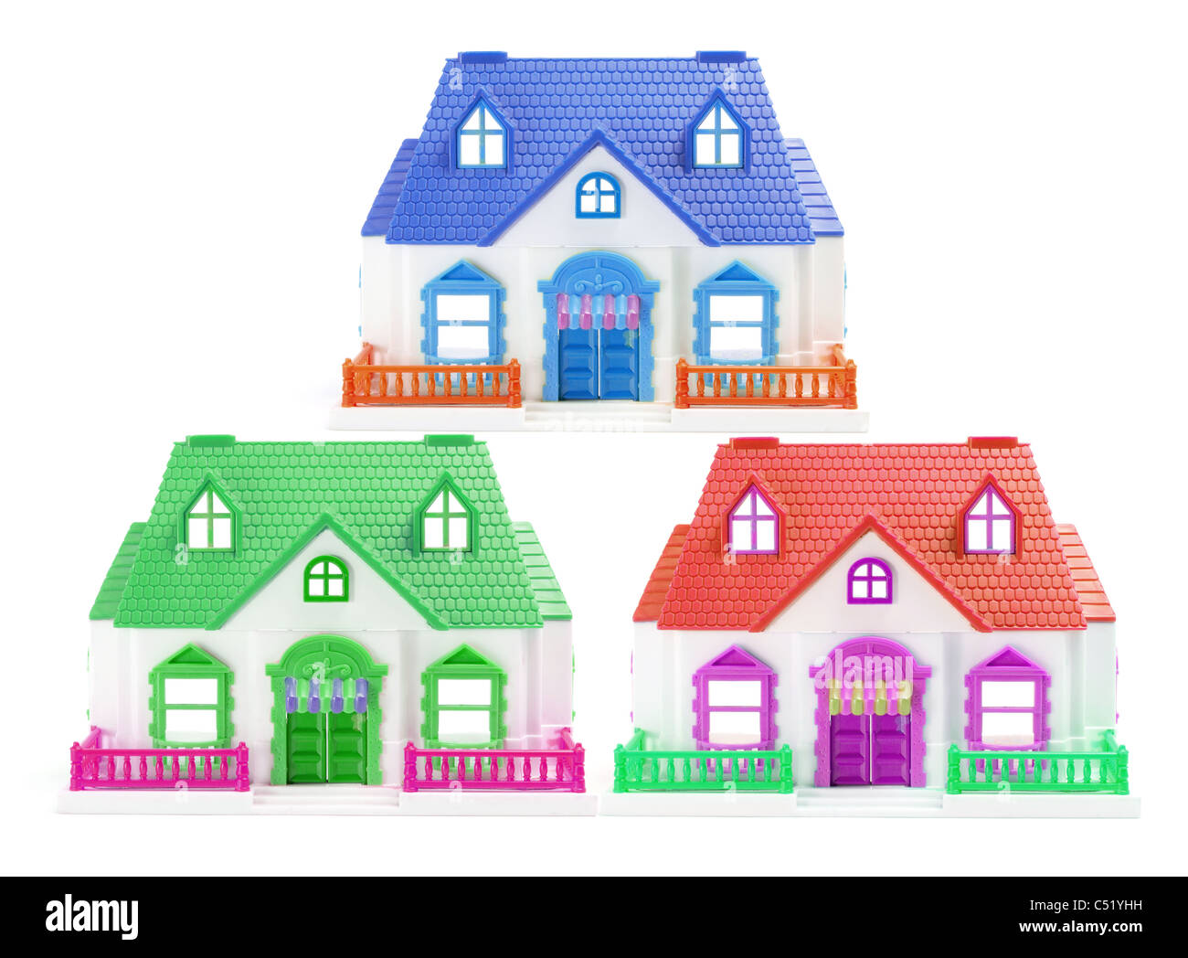 Miniature houses Cut Out Stock Images & Pictures - Alamy