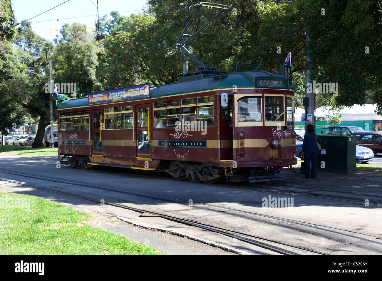 Melbourne's free City Circle Tram Stock Photo - Alamy