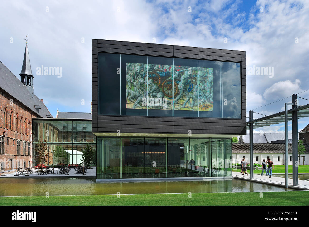 STAM, the Ghent city museum and chapel of the Bijloke abbey, Belgium ...