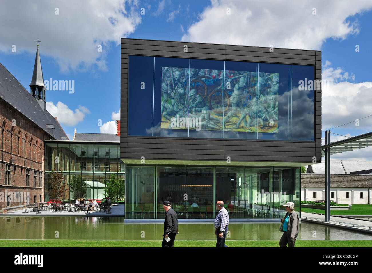 STAM, the Ghent city museum and chapel of the Bijloke abbey, Belgium ...