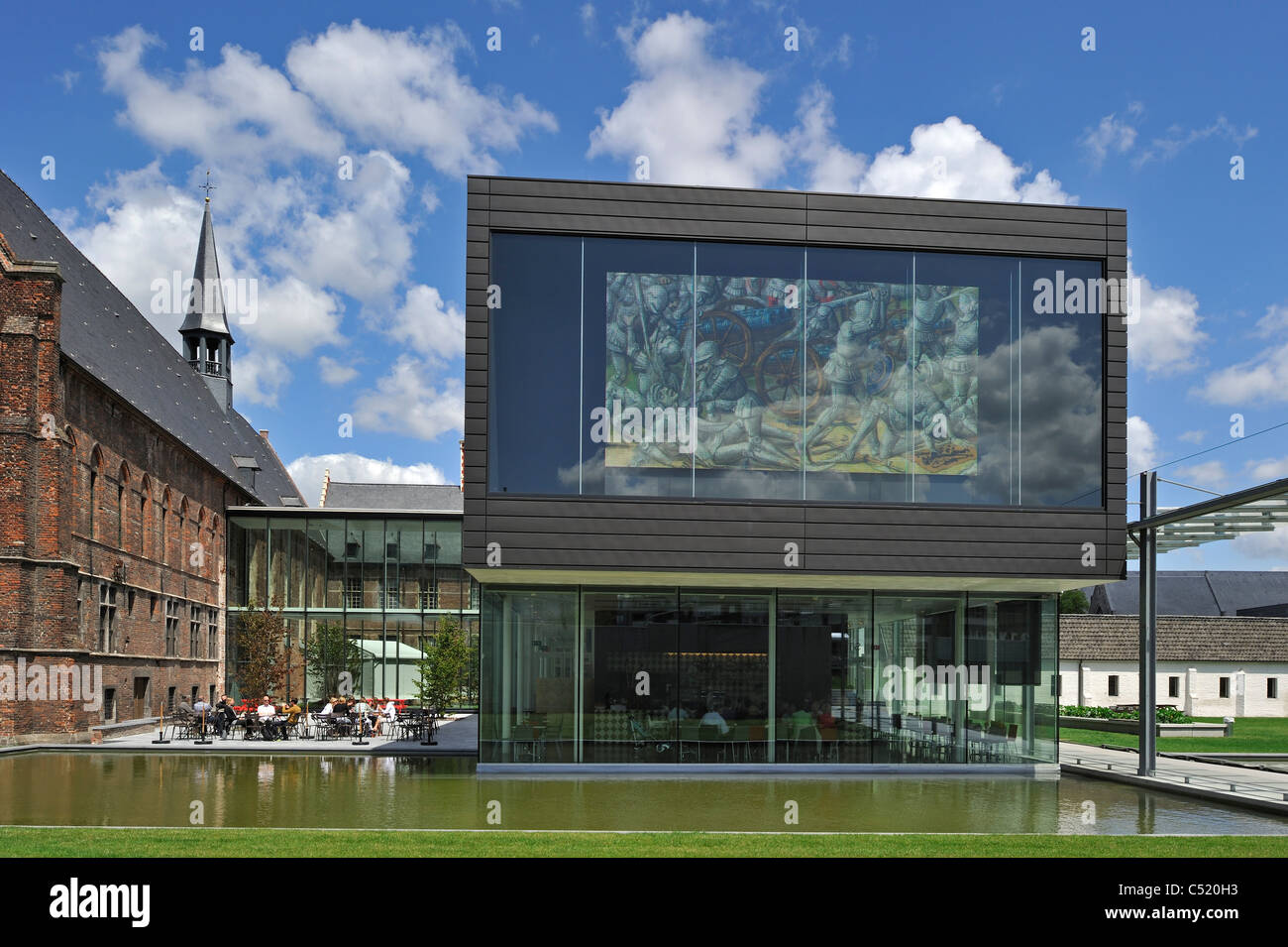 STAM, the Ghent city museum and chapel of the Bijloke abbey, Belgium ...