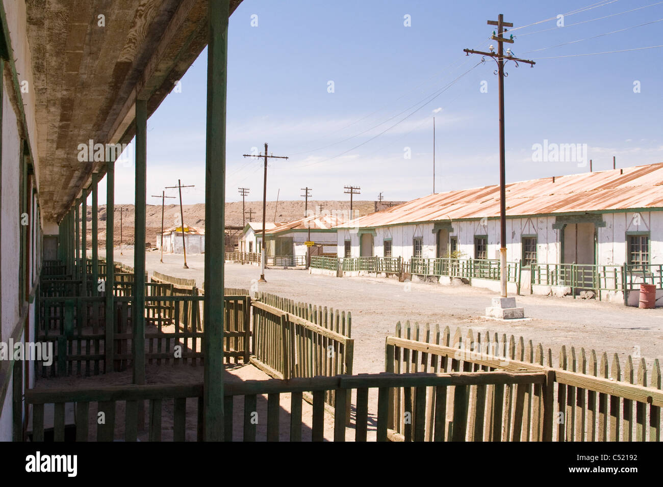 Humberstone, ghost town in Chile, South America Stock Photo - Alamy