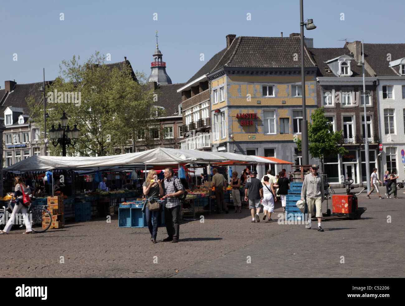 Netherlands maastricht market square hi-res stock photography and ...