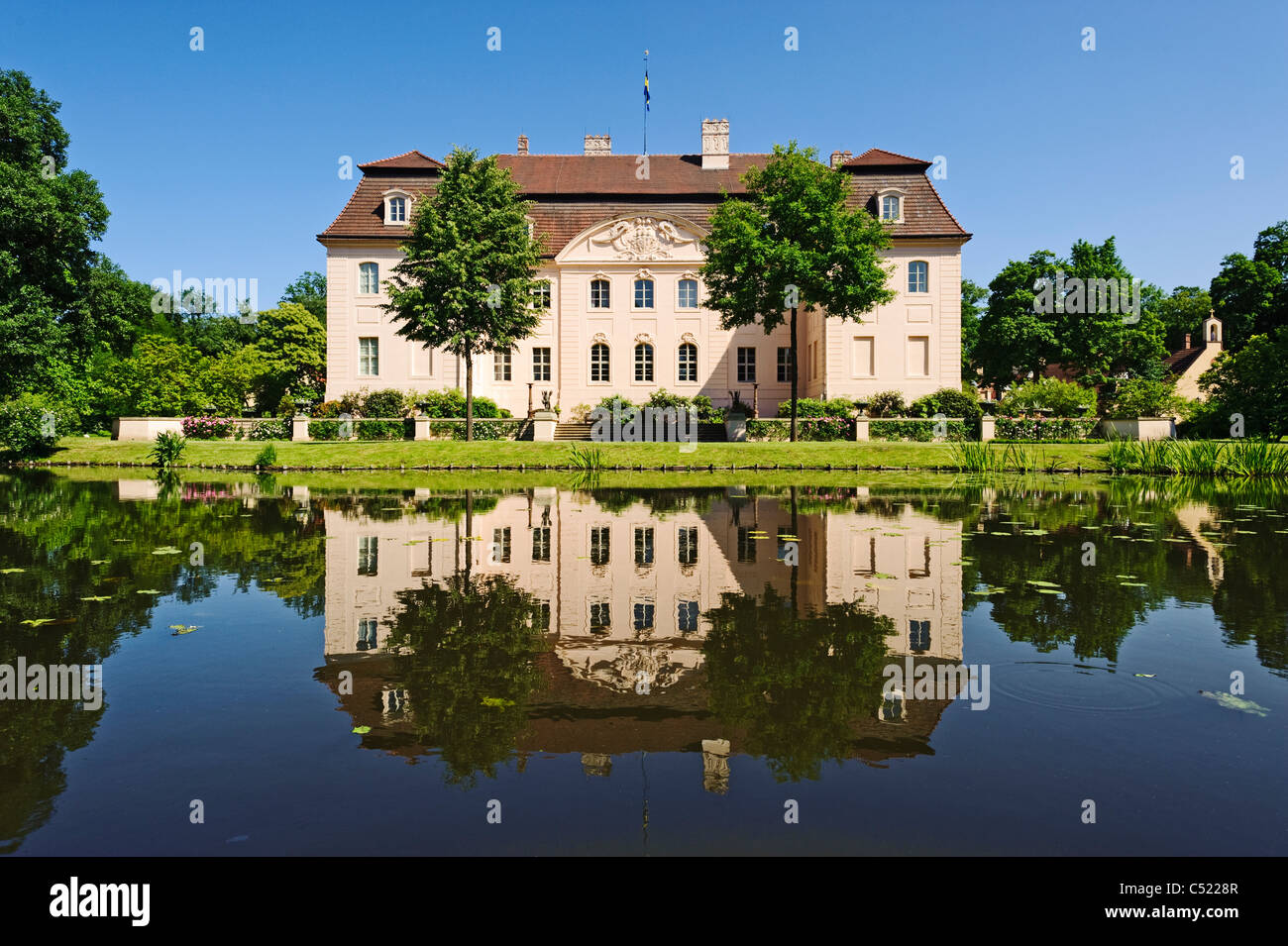 Branitz Castle, Fuerst Pueckler Park, Cottbus, Brandenburg, Germany ...