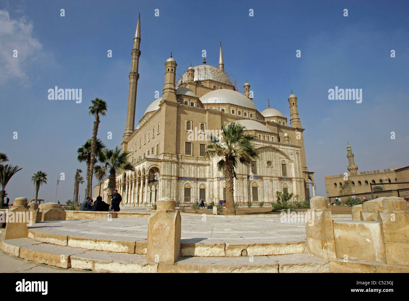 The Mosque of Mohammed Ali, also known as the Alabaster Mosque, at the ...