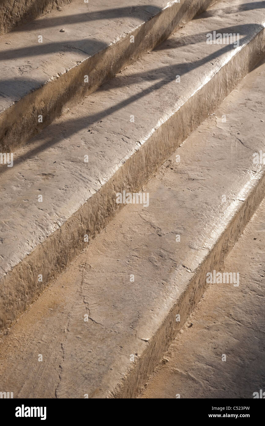 Steps in Evening Light Stock Photo - Alamy