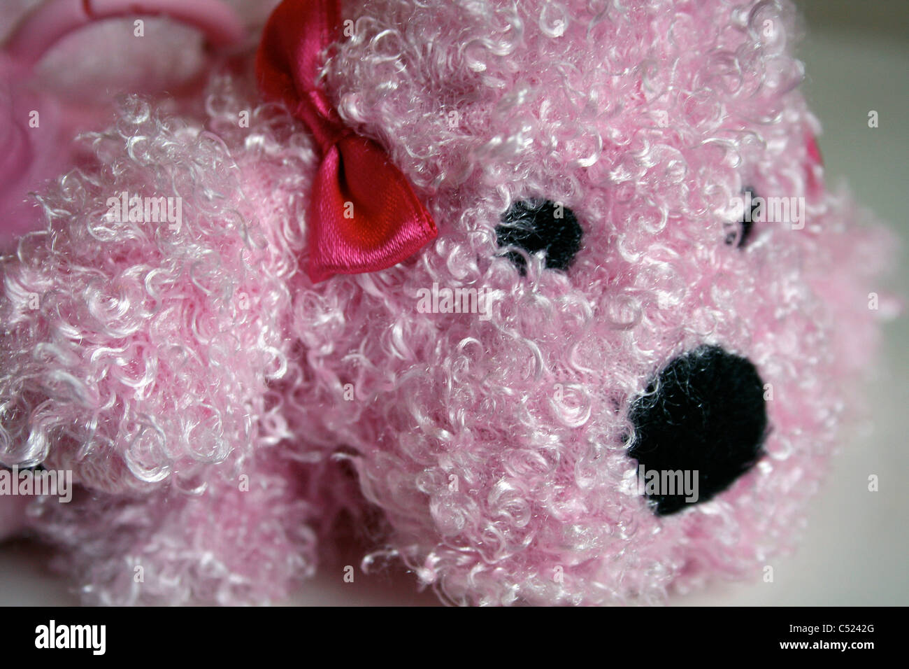 Pink poodle toy Stock Photo - Alamy