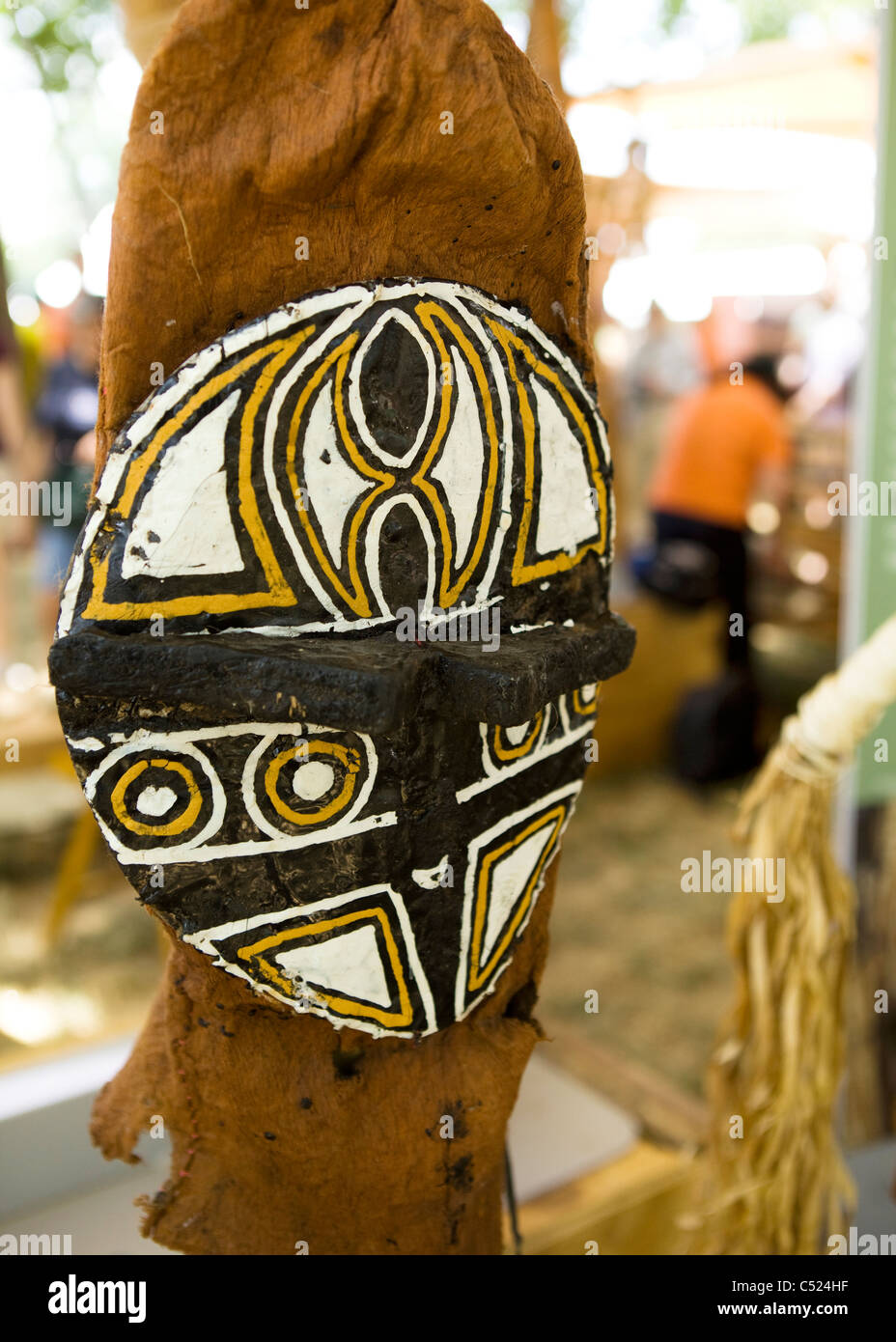 Hand crafted wood character mask from Colombia Stock Photo - Alamy