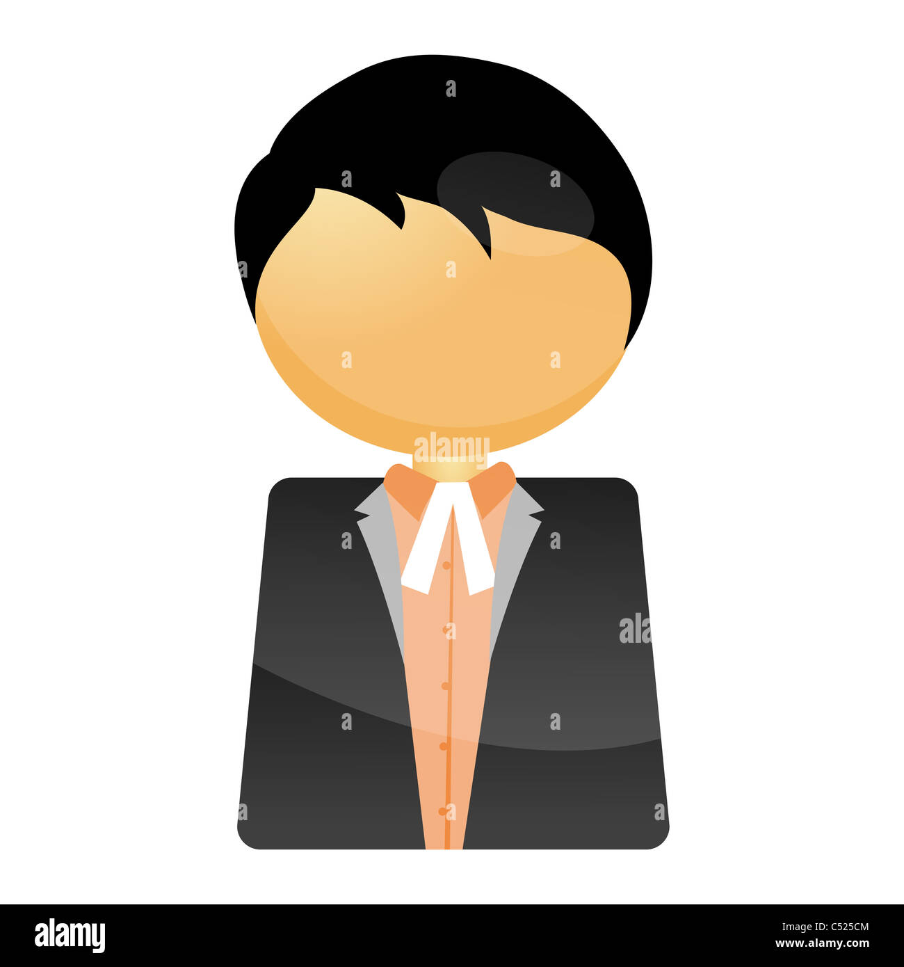 illustration of icon of advocate on isolated white background Stock ...