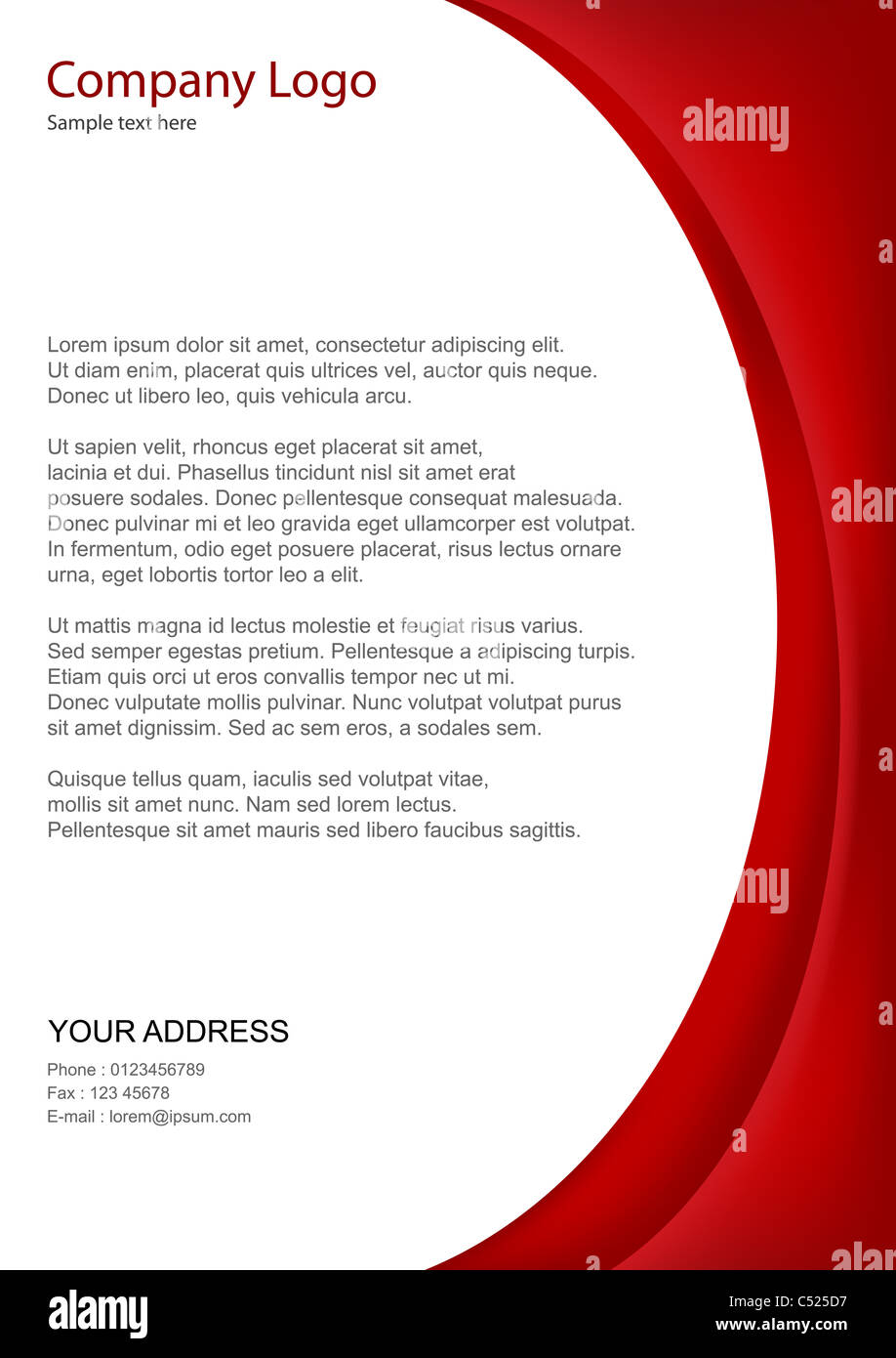 illustration of text template with wavy pattern Stock Photo - Alamy