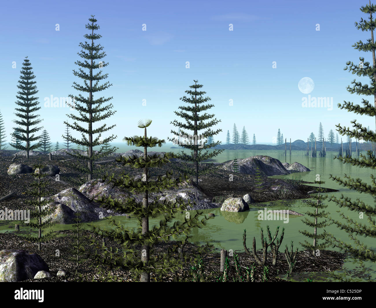 Prehistoric devonian landscape High Resolution Stock Photography and ...